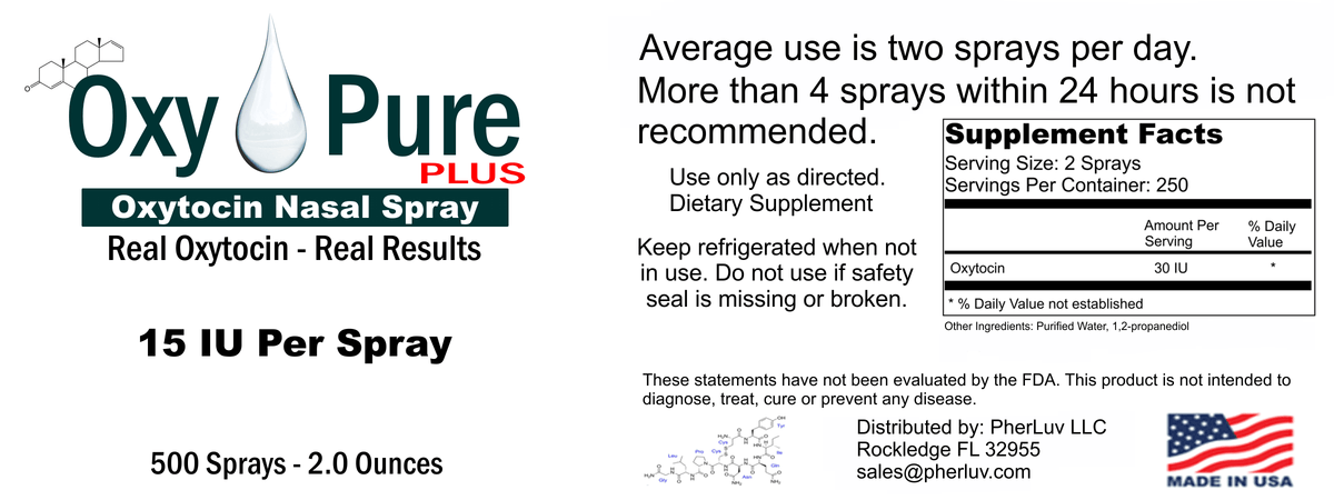 OxyPure Oxytocin Nasal - 15IU - 2 Ounces – PherLuv